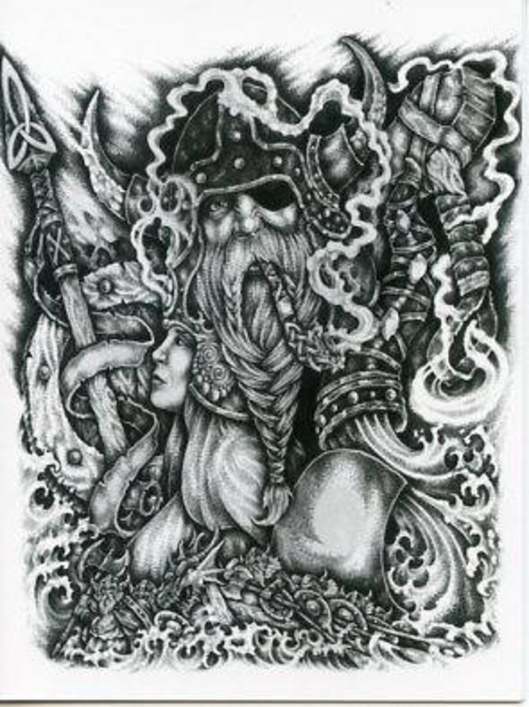 Viking Note Cards 12 Blank Cards With White Envelopes - Etsy