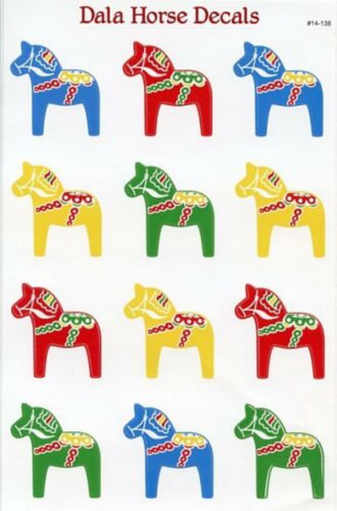 Scandinavian Stickers - Trolls, Heart Baskets, Dala Horses, - Etsy