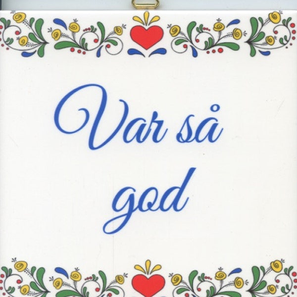 Var Så God Tile - Etsy