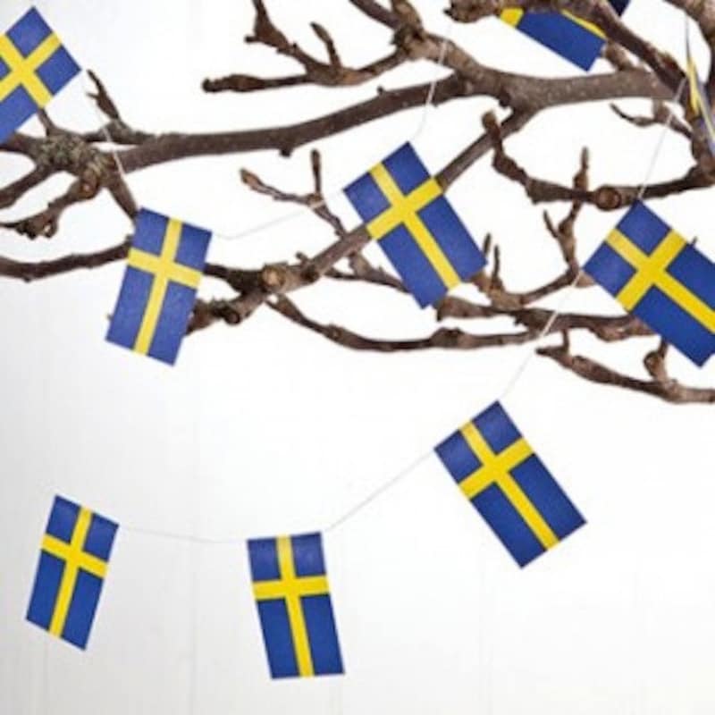 Swedish Garland Flags - Etsy