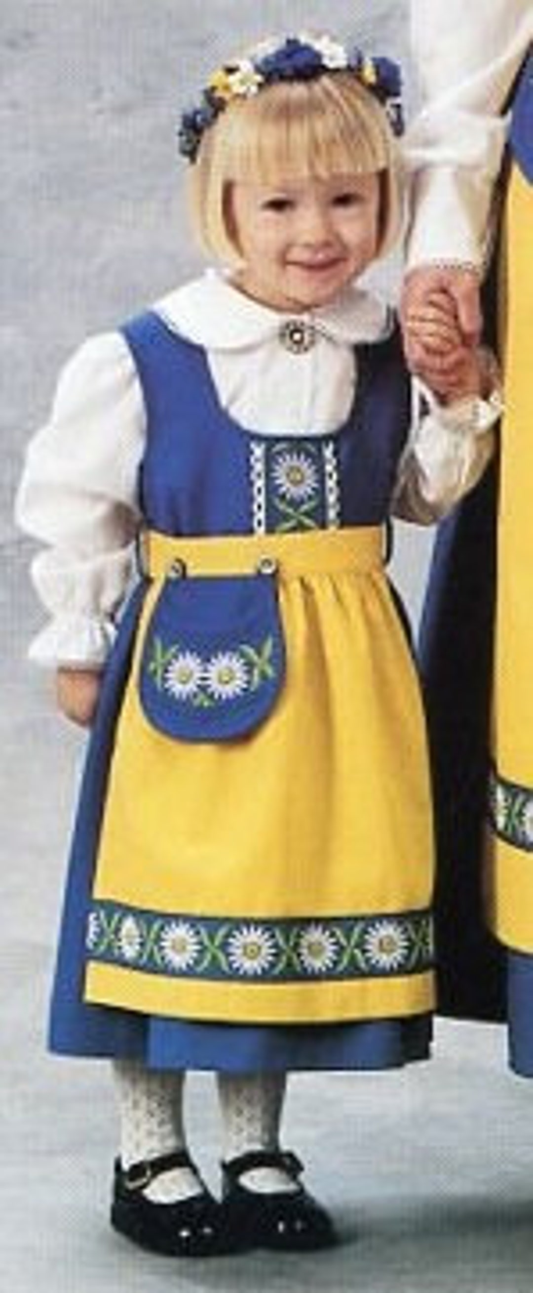Swedish National Costume Dress for Girls - Etsy