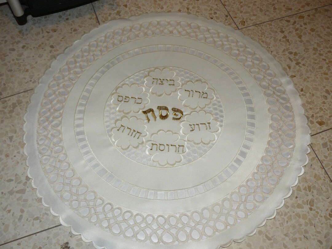 Jewish Kabbalah Passover (pesach) Seder Plate Decorative With ...