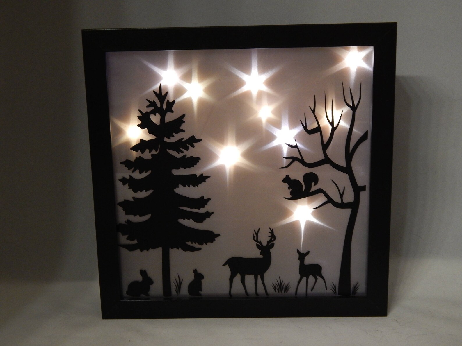Shadow Box/frame Special Light Effects for Wedding Family - Etsy
