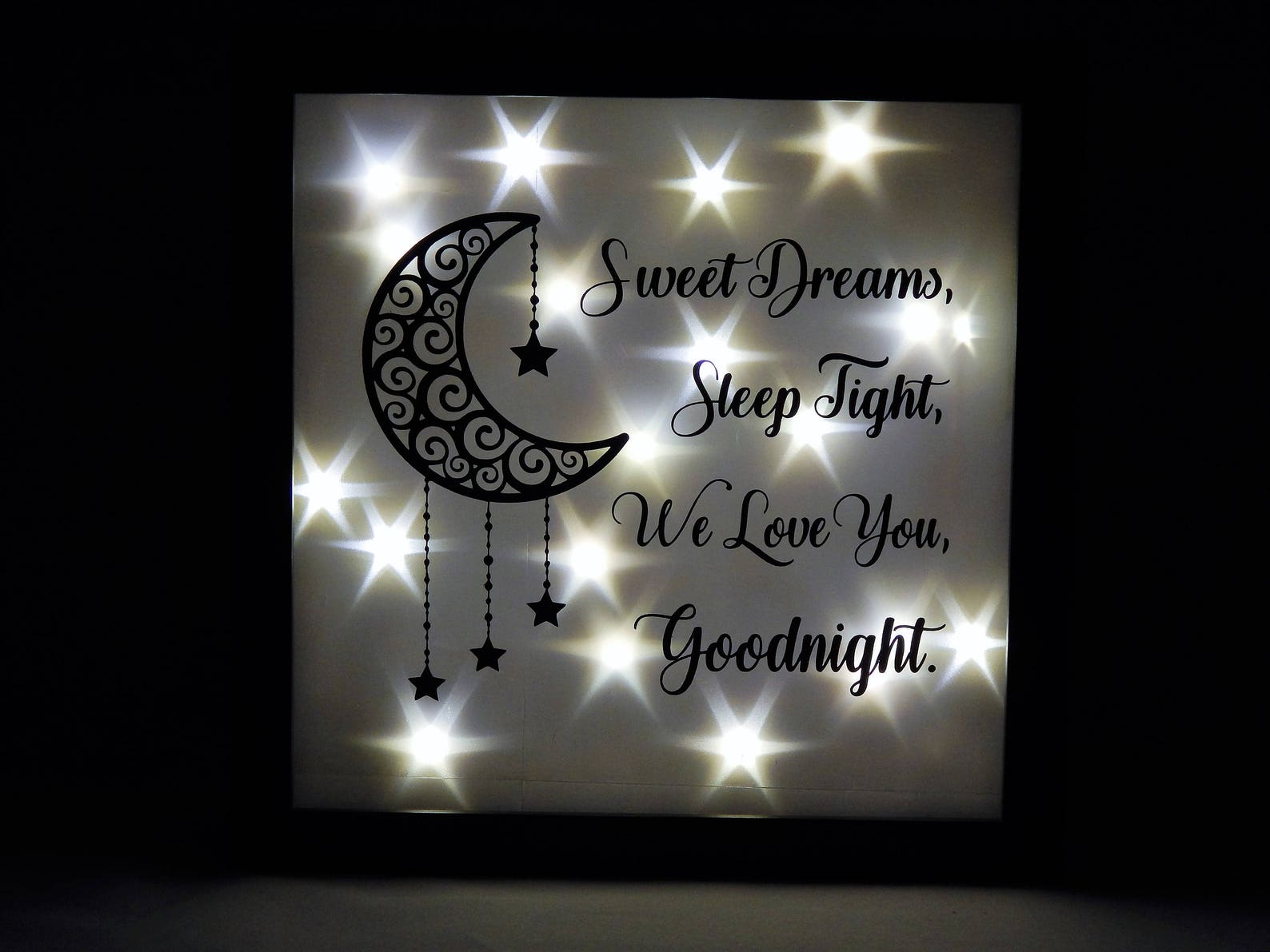 Shadow Box/frame Special Light Effects for Wedding Family - Etsy