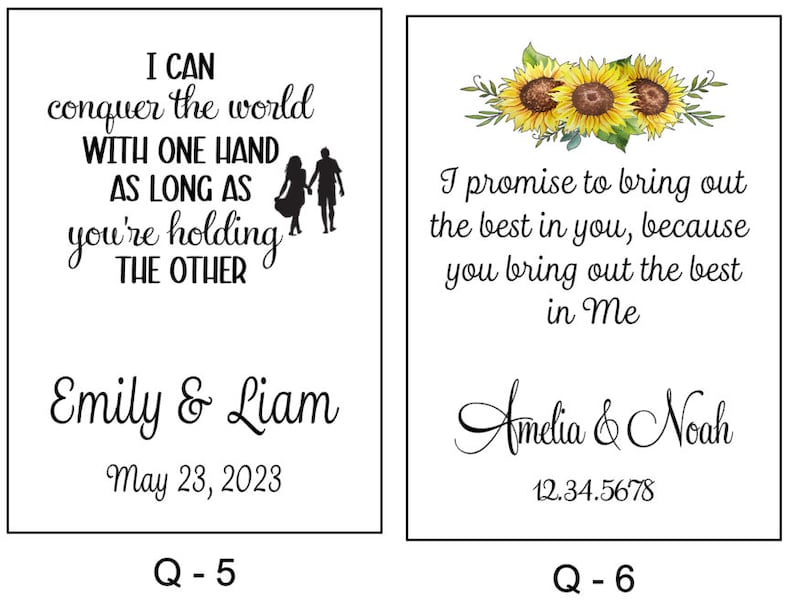 Sand Unity Ceremony Wedding Frame, ( Opt.) Set "quotes" , Printed, Tosf ...