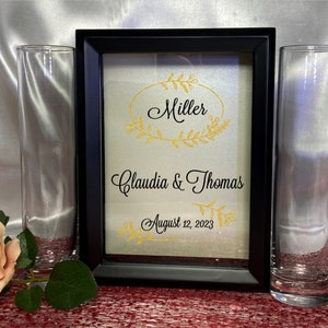 Sand Ceremony Wedding Frame, Set opt., classic , Printed, 5x 7 Tosf - Etsy