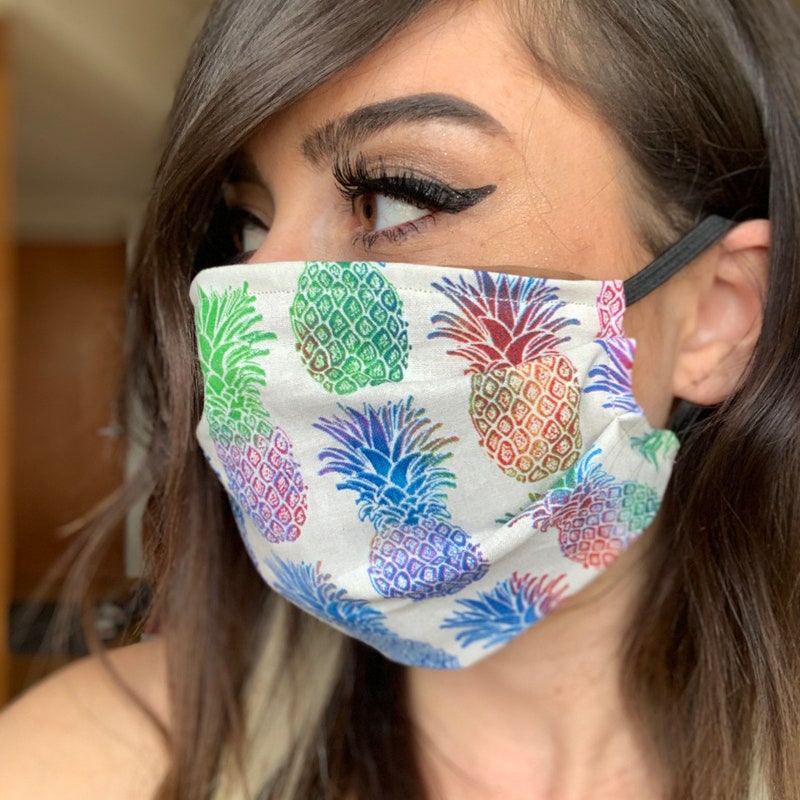 Tropical Face Mask - Etsy
