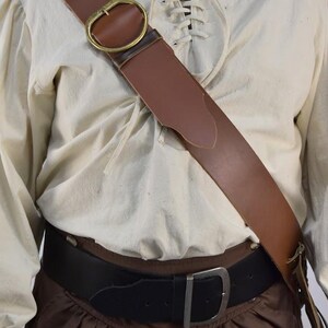 Sword Baldric, Rapier Baldric, Leather Baldric - Etsy