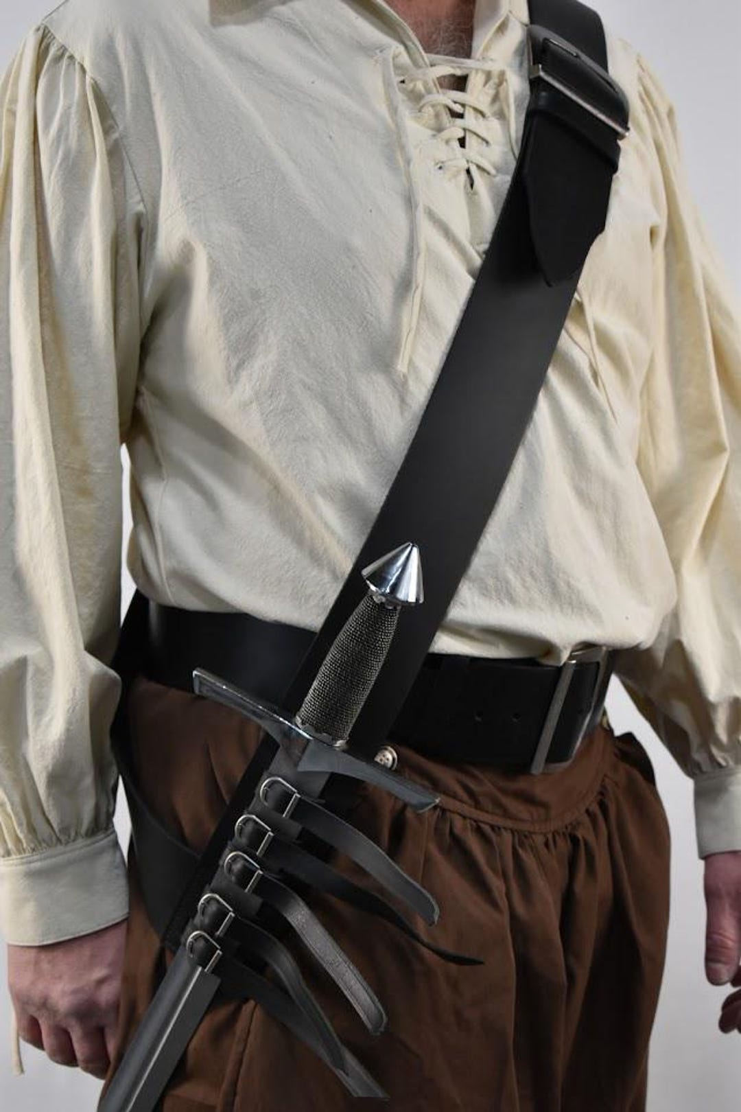 Sword Baldric, Rapier Baldric, Leather Baldric - Etsy