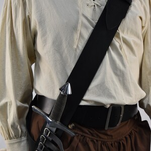 Sword Baldric, Rapier Baldric, Leather Baldric - Etsy