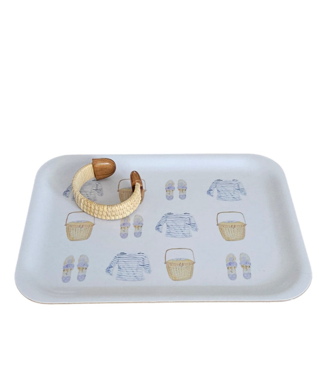 Preppy Nantucket Things Birch Tray, Preppy Coastal Watercolor Tray - Etsy