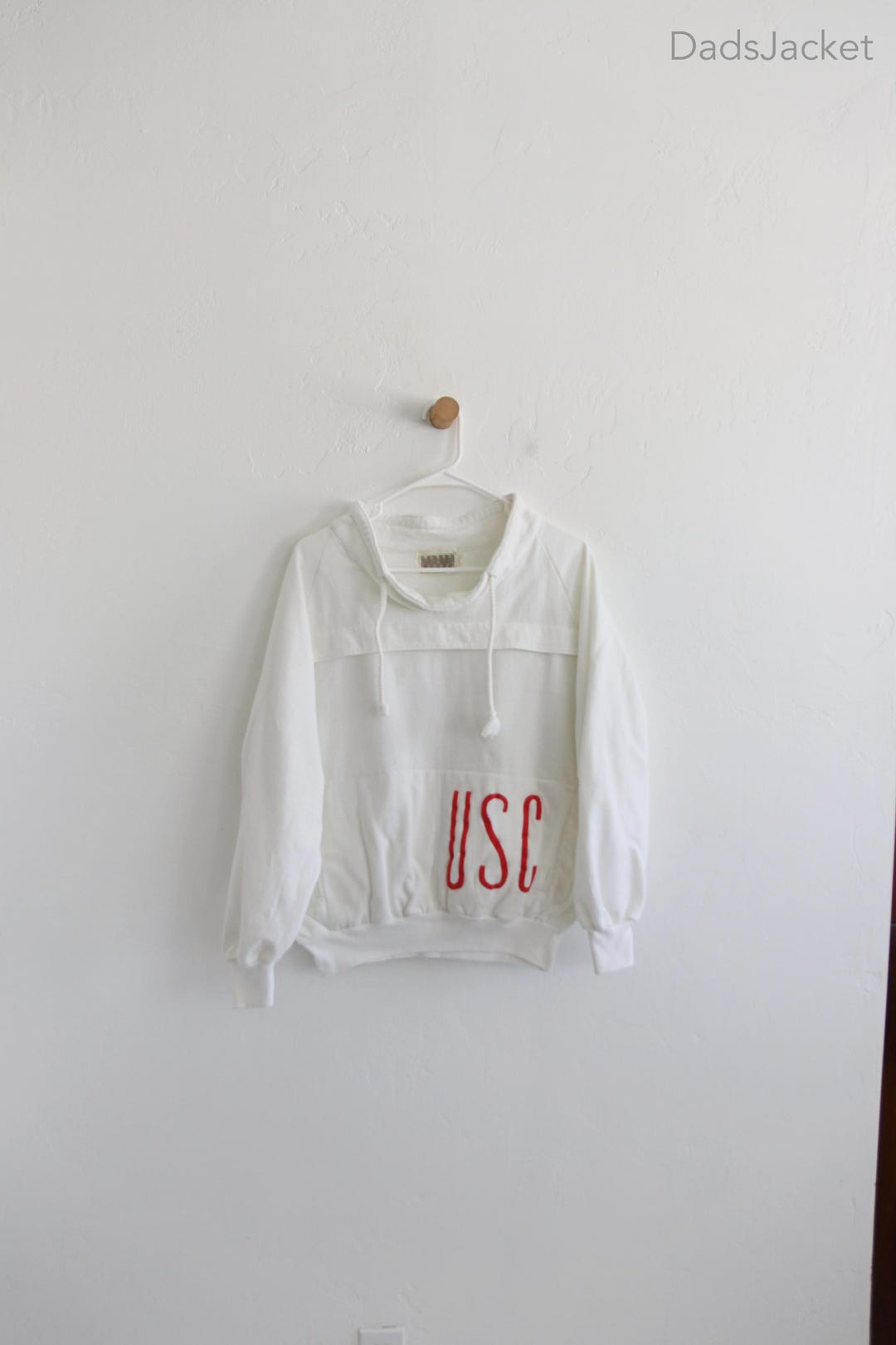 USC Trojans 80s Mock Neck Drawstring Pullover Sweater Small - Etsy