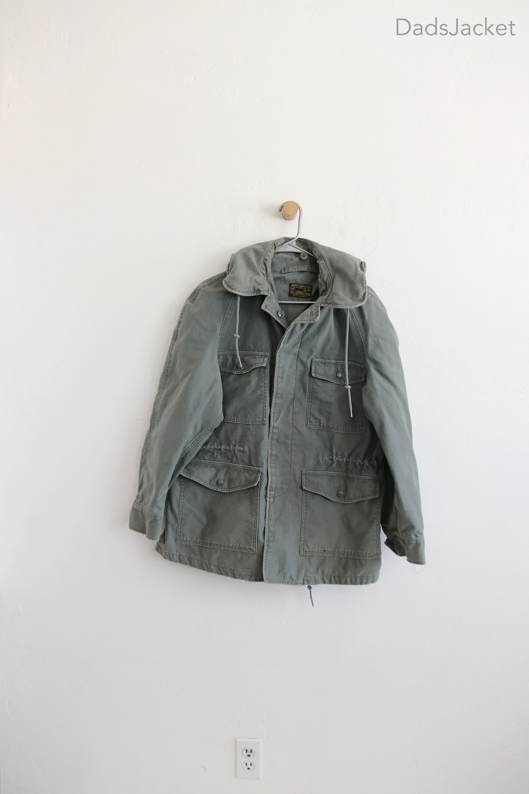 60s USAF Military Field Sage M65 M43 M51 Jacket Medium - Etsy