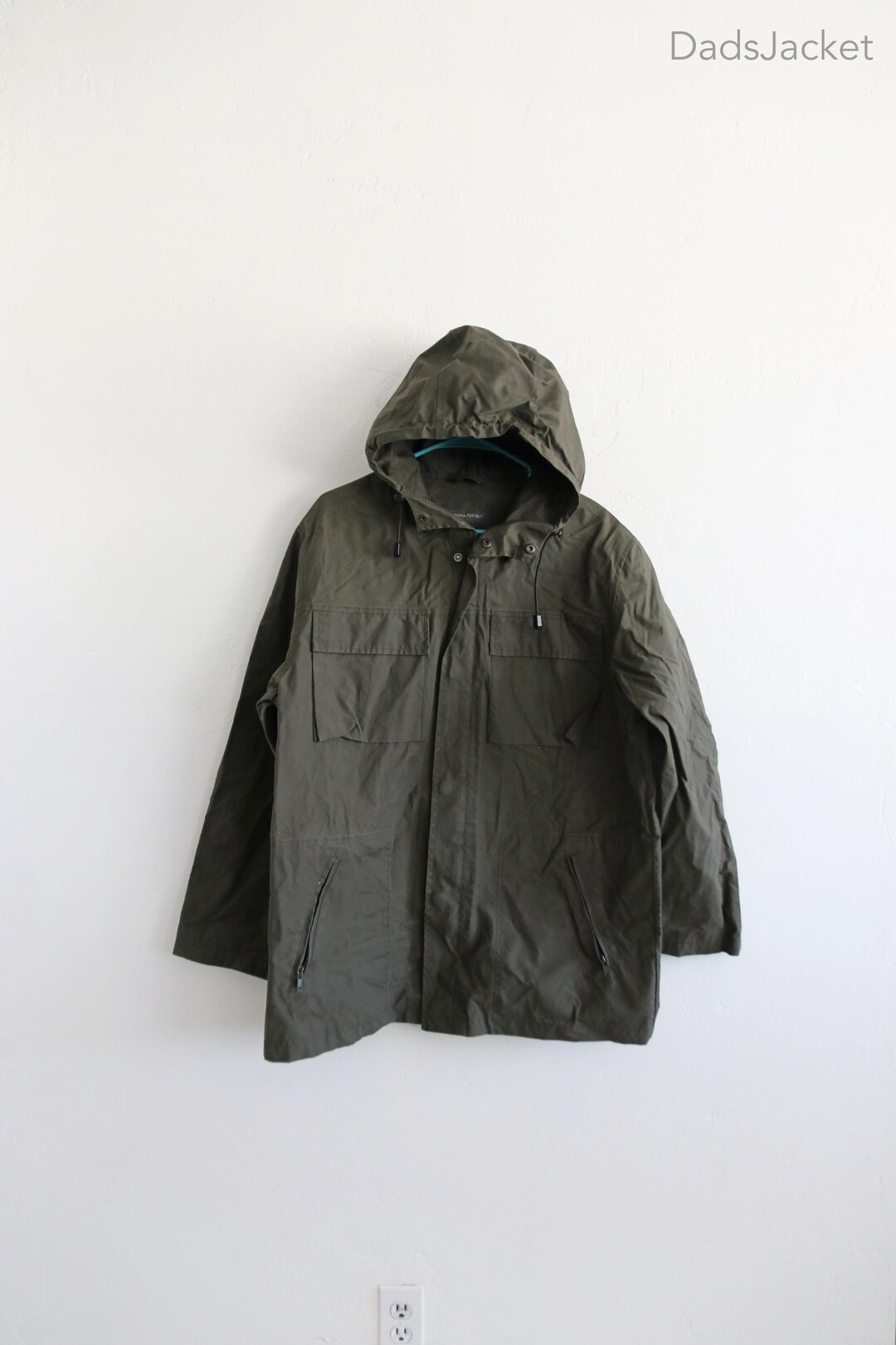 Banana Republic Rain Parka Jacket Medium - Etsy