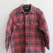 Red Quilt Flannel Jacket Large - Etsy
