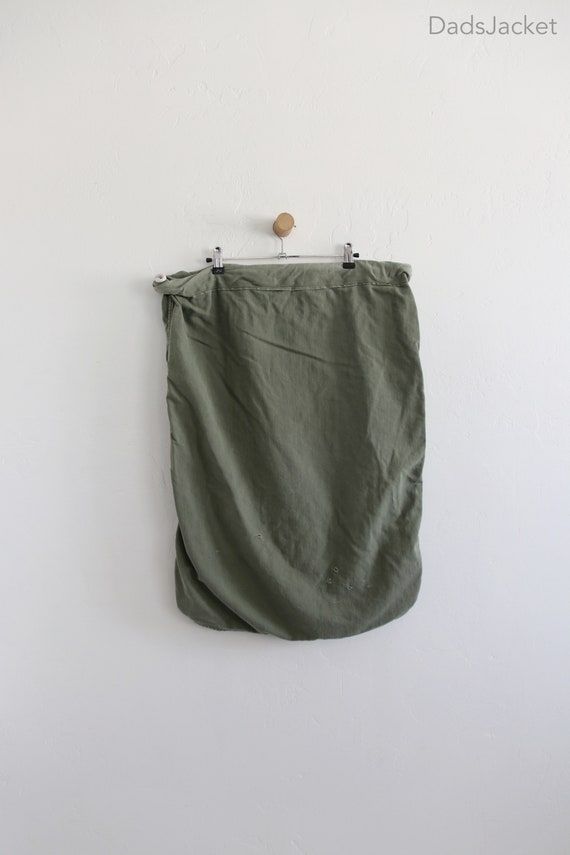 Vintage Military Canvas Ditty Laundry Bag - Gem