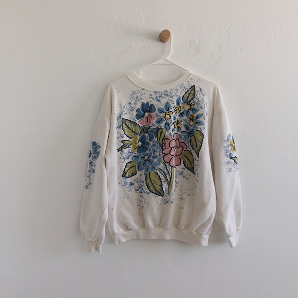 Painted Sweatshirt - Etsy