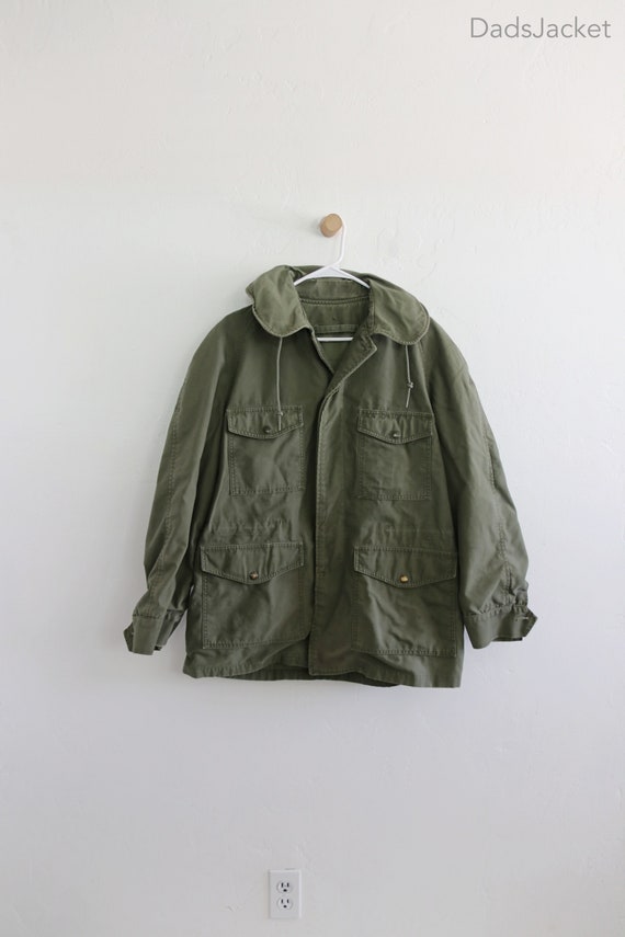 60s USAF Military Field Jacket Sage Medium - Gem