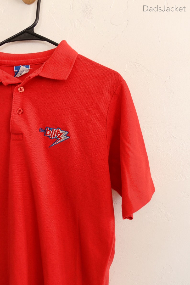 USFL Chicago the Blitz Football Team Shirt Champion Polo Small - Etsy