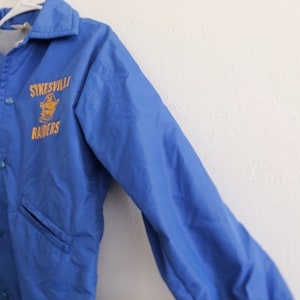 70s Sports Coach Jacket Nylon Windbreaker Chain Stitch Named Small - Etsy