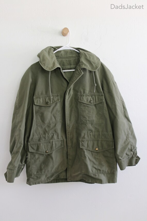60s USAF Military Field Jacket Sage Medium - Gem