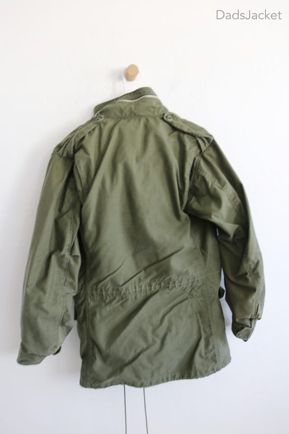 60s M65 Olive Drab US Army Field Military Vietnam Jac… - Gem
