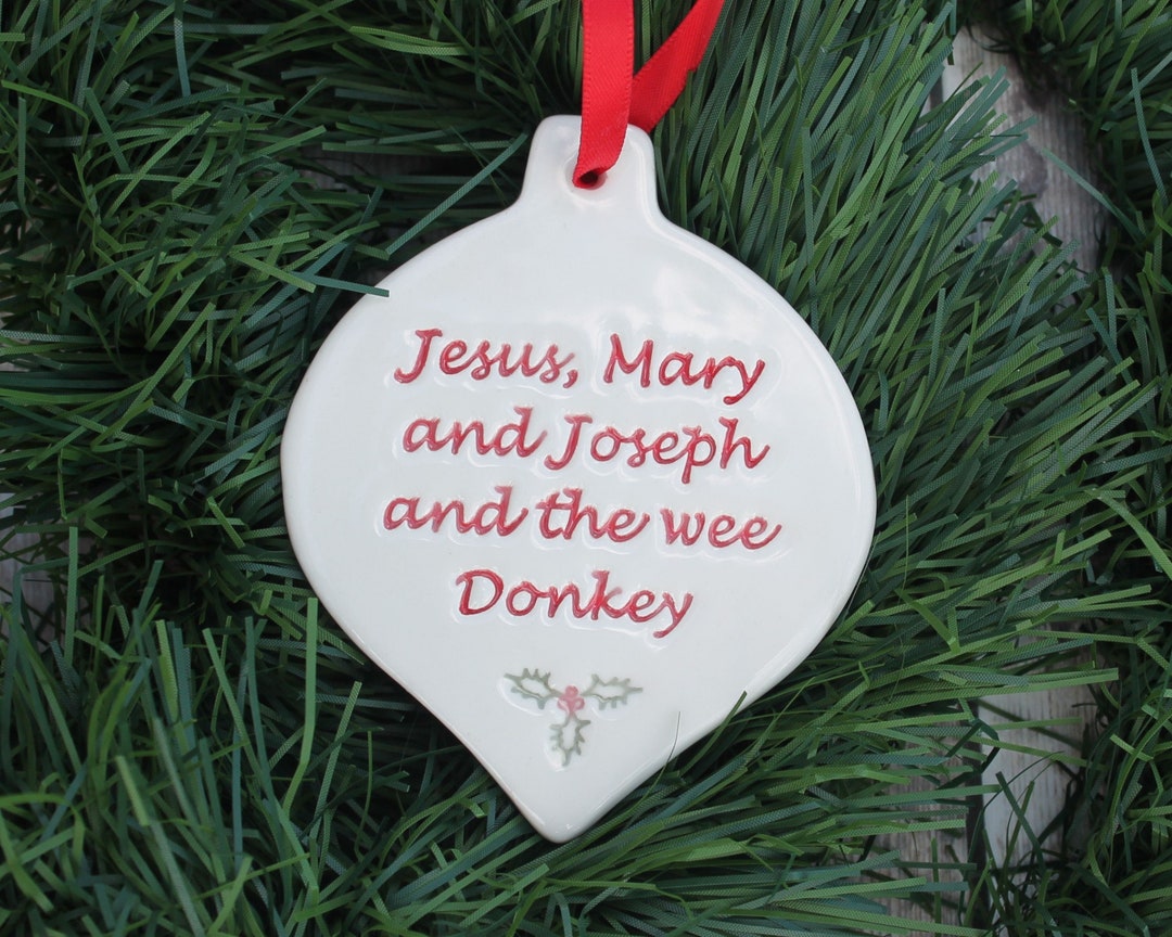 Jesus, Mary and Joseph and the Wee Donkey - Etsy