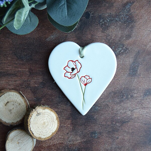 Ceramic Poppy - Etsy