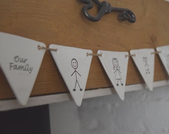 Family Bunting | Etsy