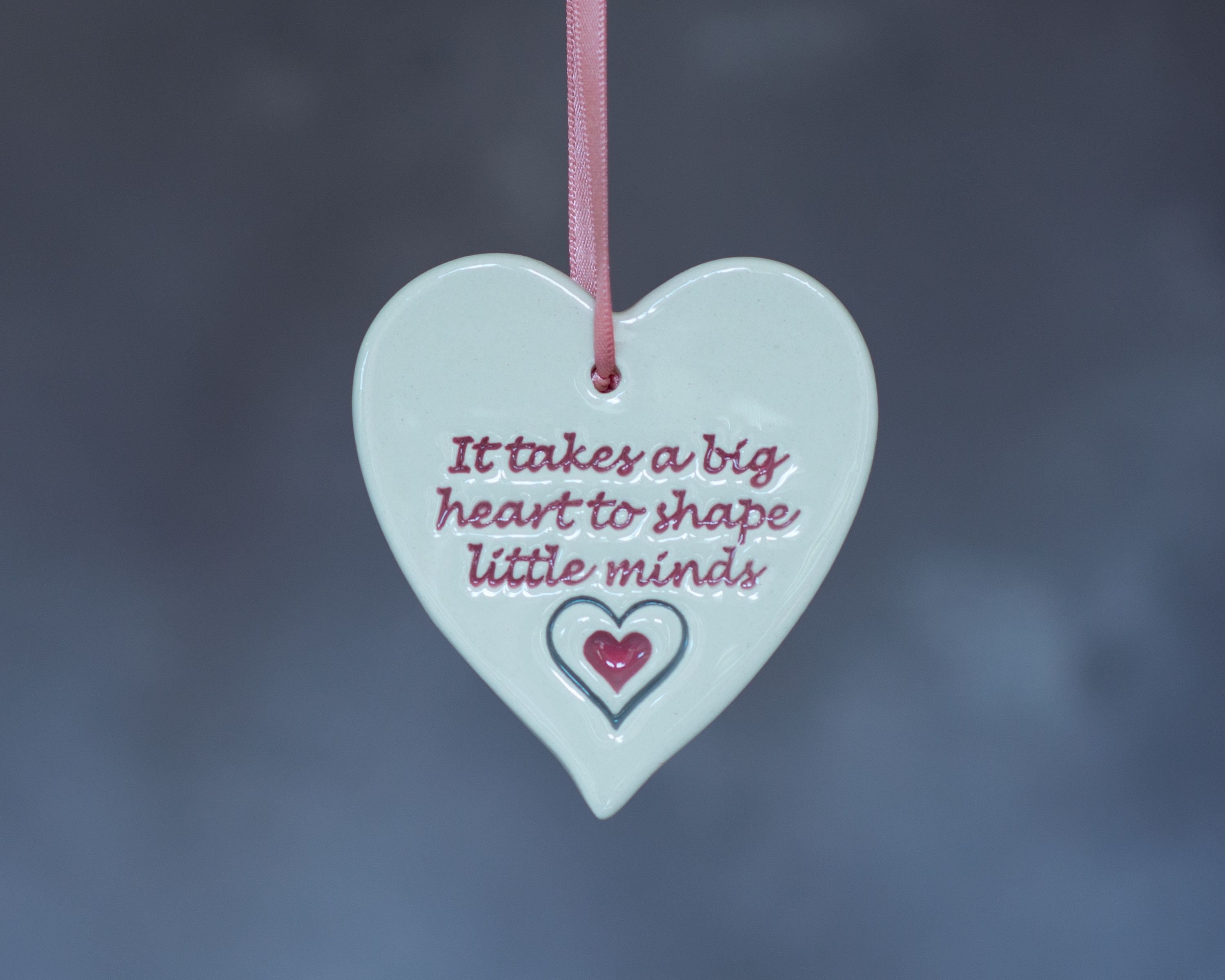 It Takes a Big Heart to Shape Little Minds Heart Teacher Gift - Etsy Canada