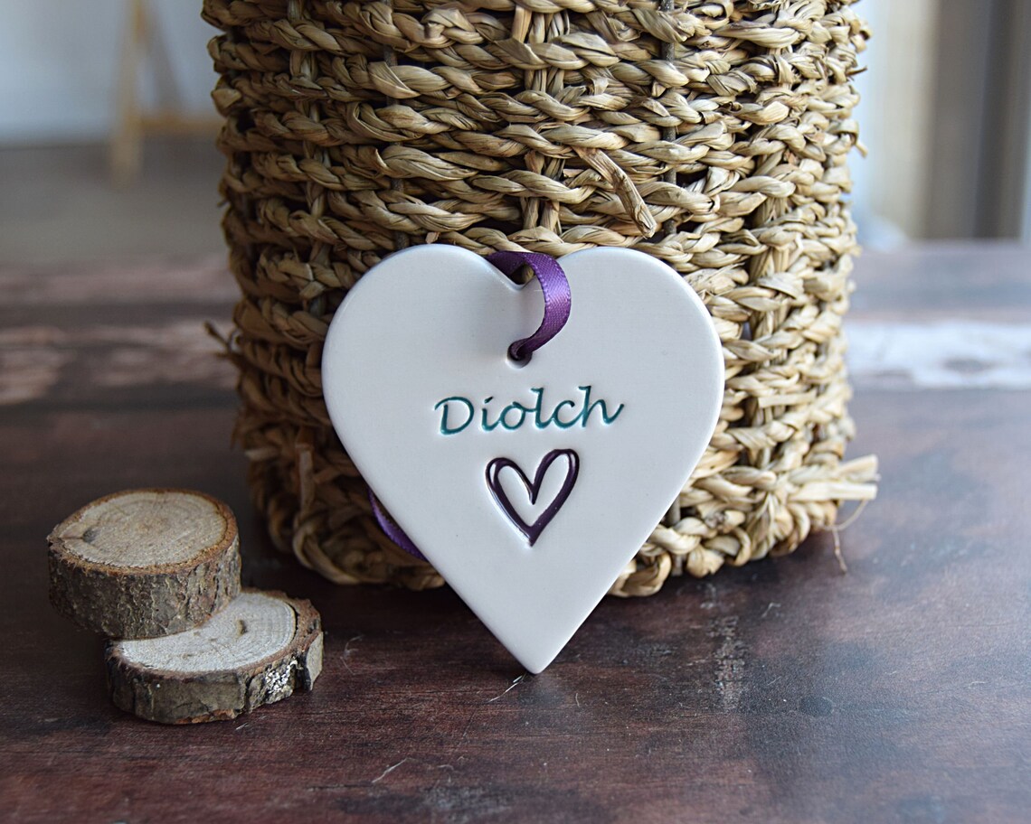Diolch, Thank You in Welsh, Say Thank You in Welsh, Diolch Gift, Wales ...