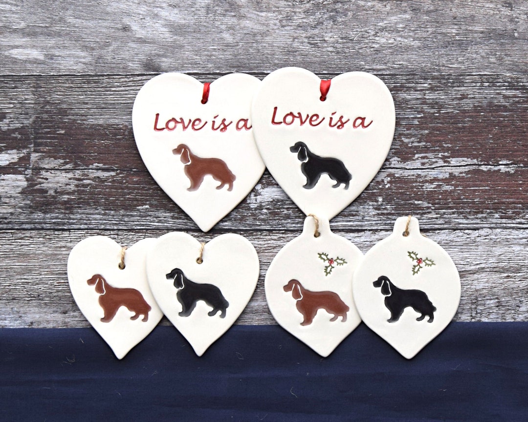 Springer Spaniel, Handmade Ceramic Springer Spaniel, Springer Spaniel ...