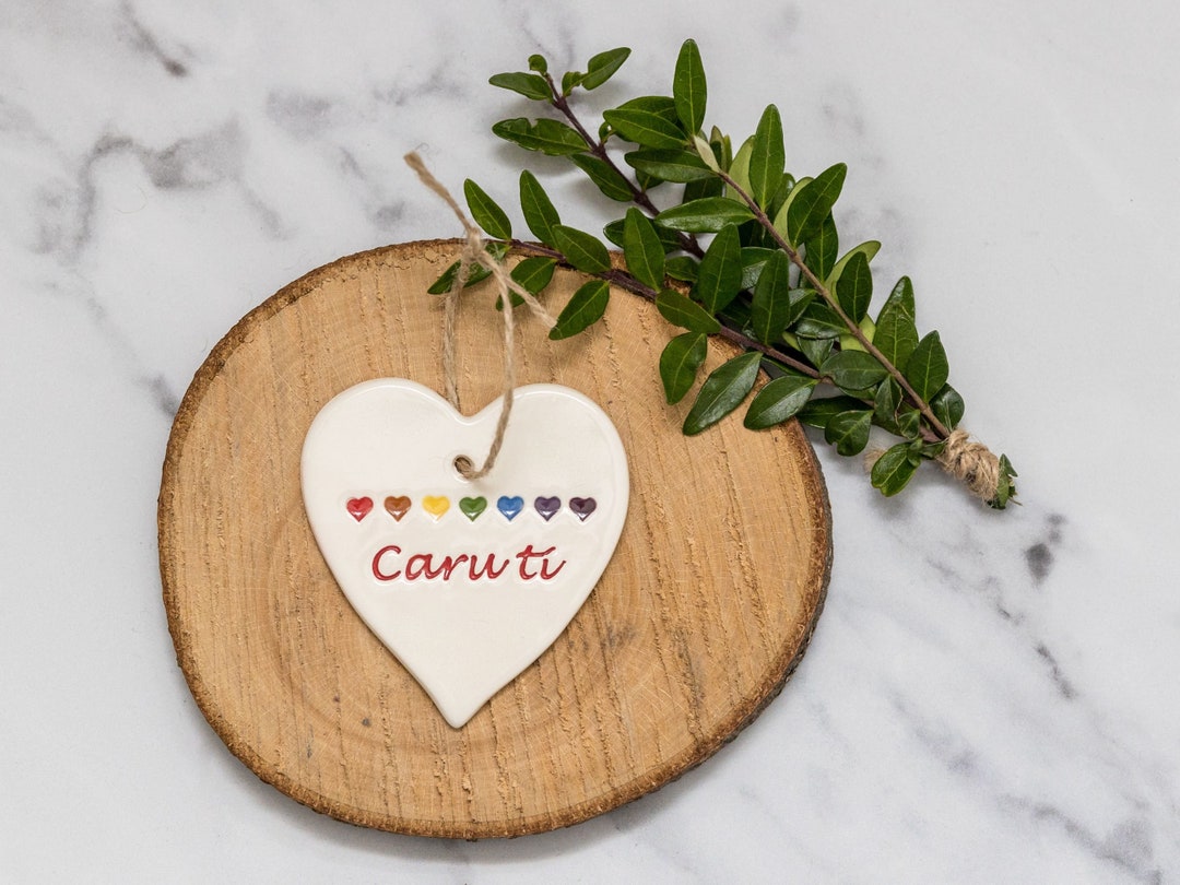 Caru ti, I love you in Welsh, Gift for her, Gift for Him, Welsh ...