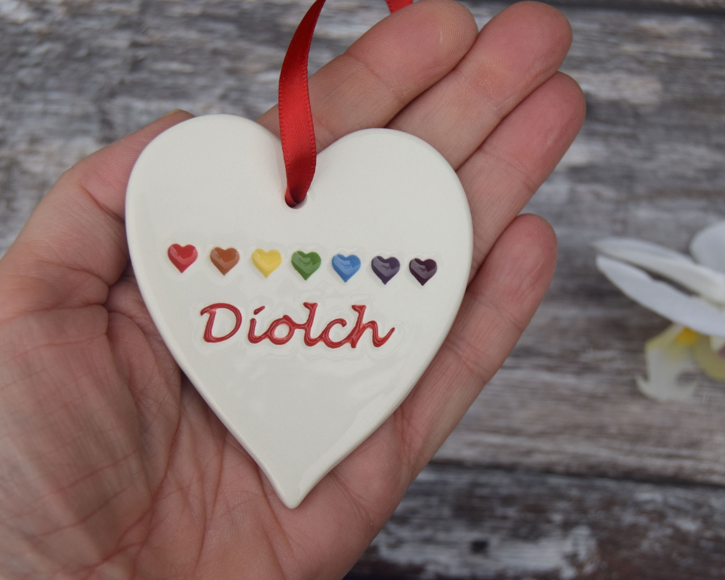 Diolch, Thank You in Welsh, Say Thank You in Welsh, Diolch Gift, Wales ...
