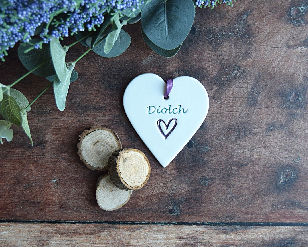 Diolch, Thank You in Welsh, Say Thank You in Welsh, Diolch Gift, Wales ...