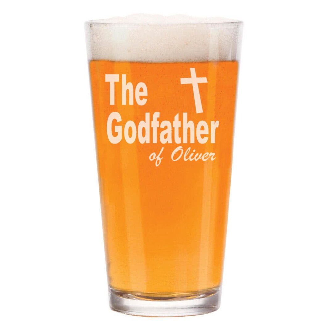 Custom Engraved Personalized 16 Oz Beer Pint Glass the Godfather - Etsy