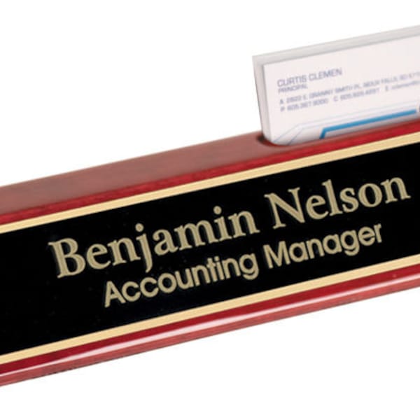 Desk Name Plate - Etsy