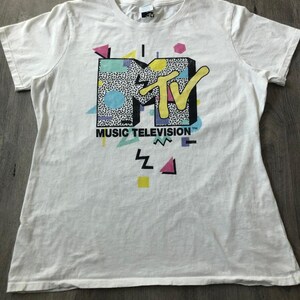 Vintage 1980s MTV Tshirt POP Arcade Graphics Style Size Ring Spun - Etsy