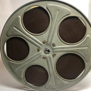 LARGE 35mm Vintage Industrial Film Reel Movie Theatre Memorabilia Man ...