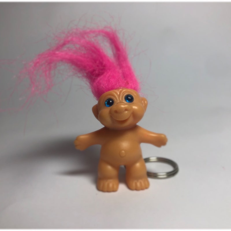 Troll Doll Keychain - Etsy
