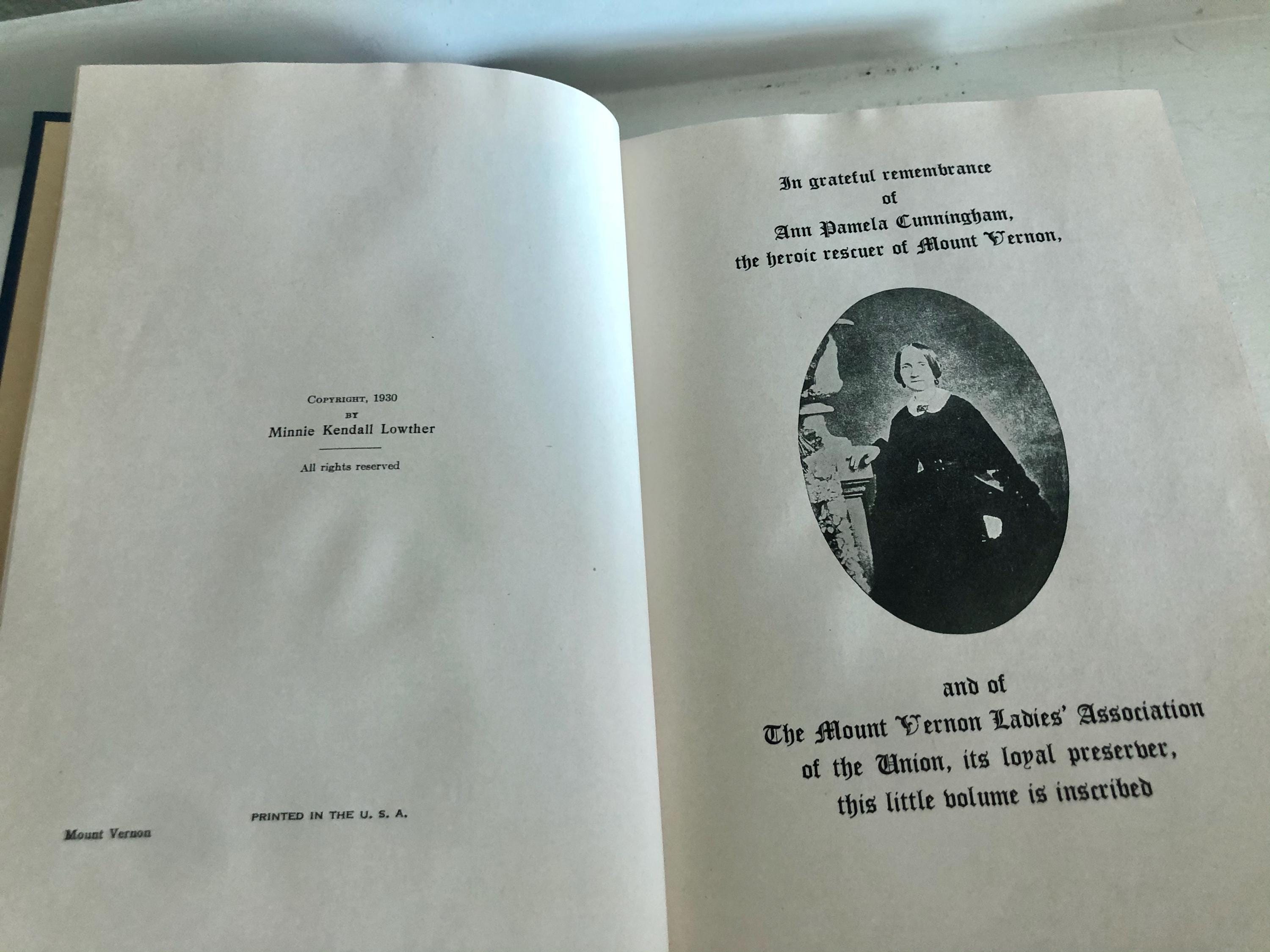 Antique MOUNT VERNON Children Romances Allies and Mansions by Minnie ...