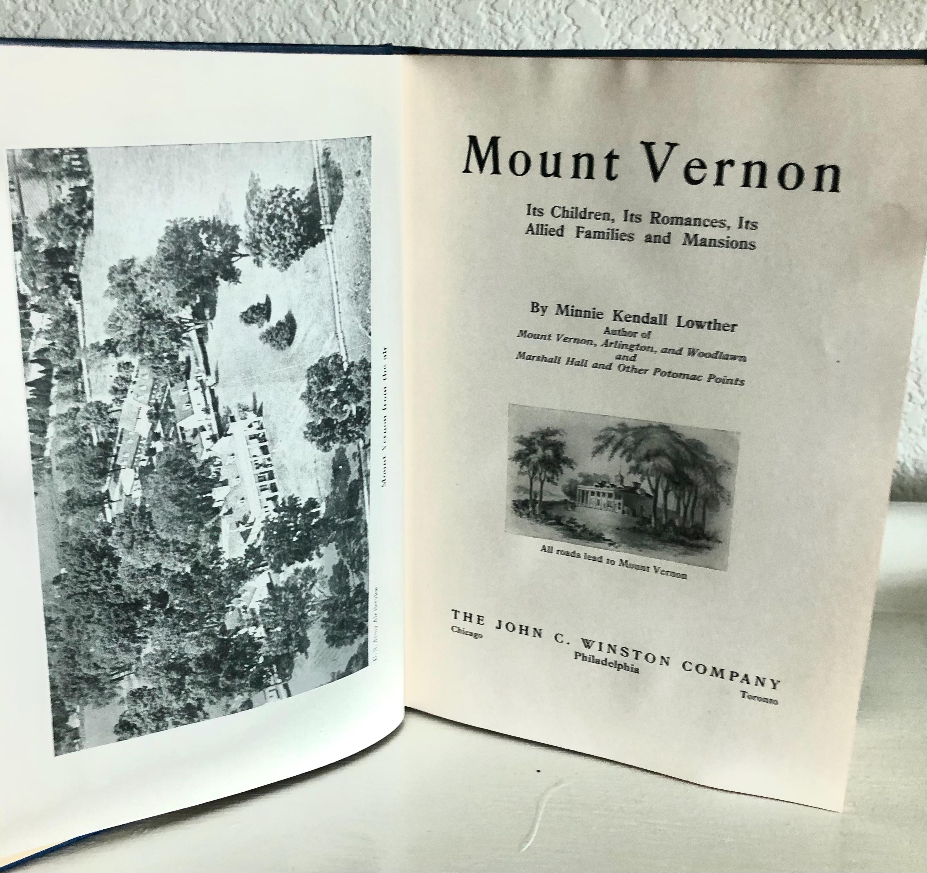 Antique MOUNT VERNON Children Romances Allies and Mansions by Minnie ...