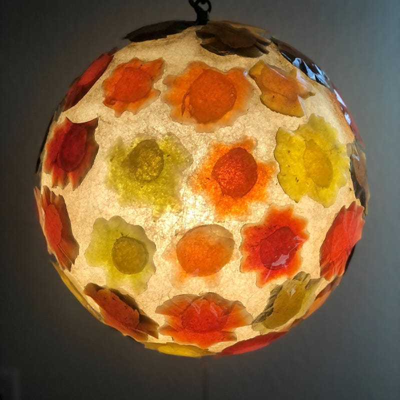 Fiberglass Swag Lamp - Etsy