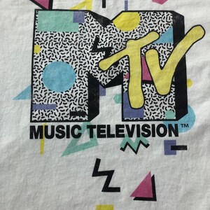 Vintage 1980s MTV Tshirt POP Arcade Graphics Style Size Ring Spun - Etsy