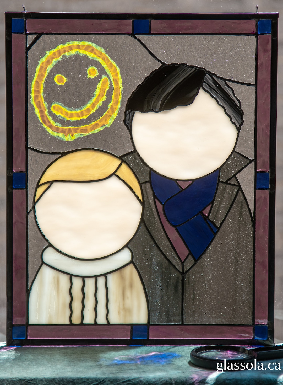 Baker Street Boys - Stained Glass Panel - Etsy