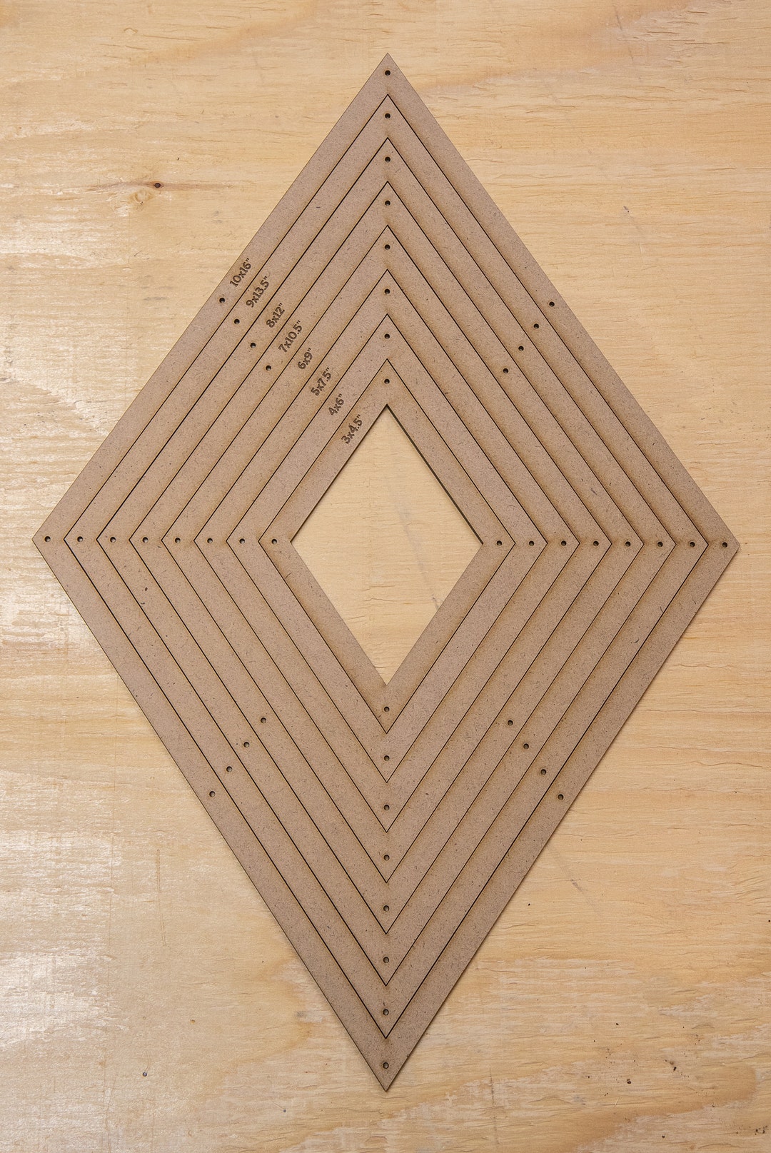 Diamond Shaped Layout Forms - Etsy