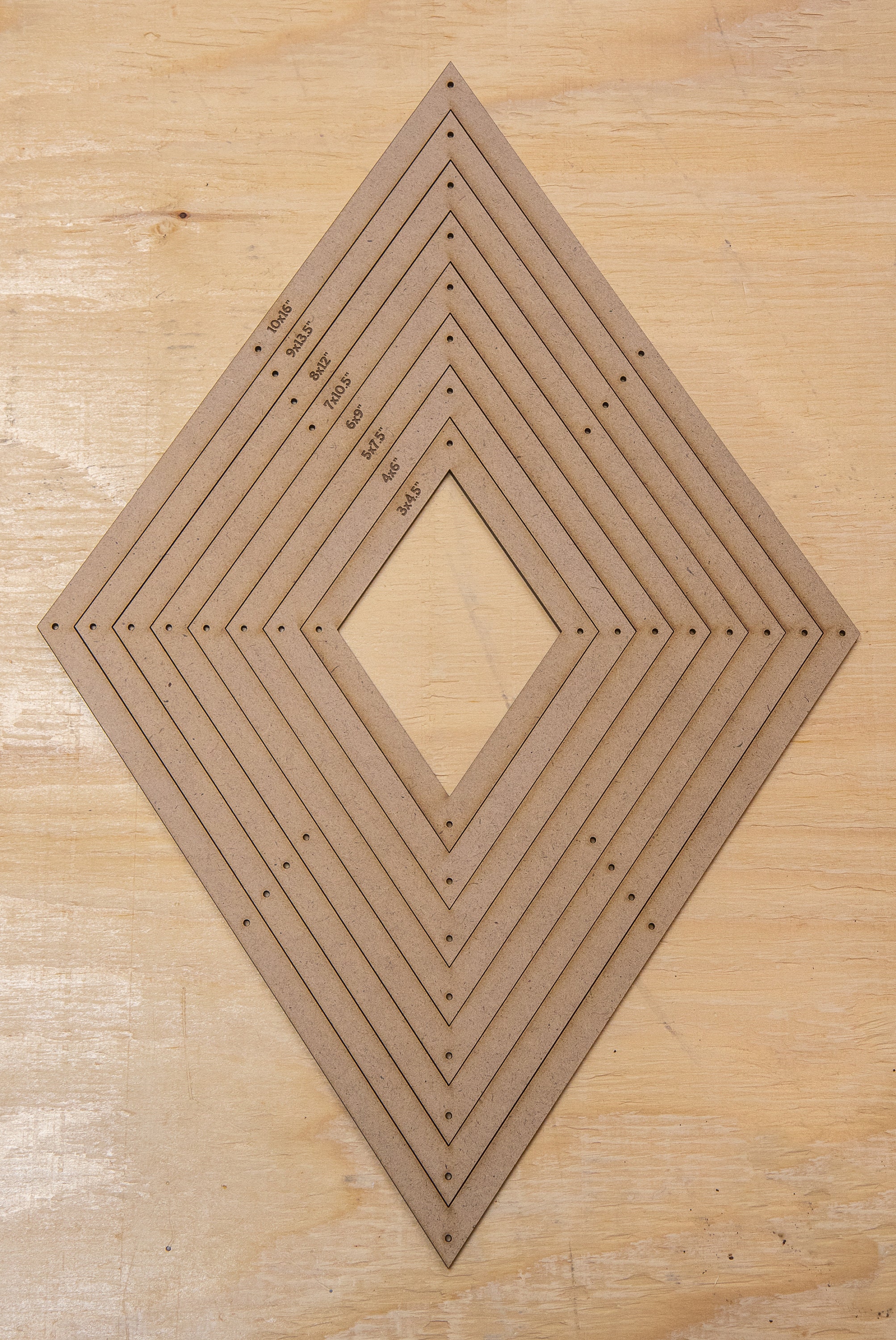 Diamond Shaped Layout Forms - Etsy