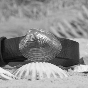 Littleneck Clam Leather Belt - Etsy