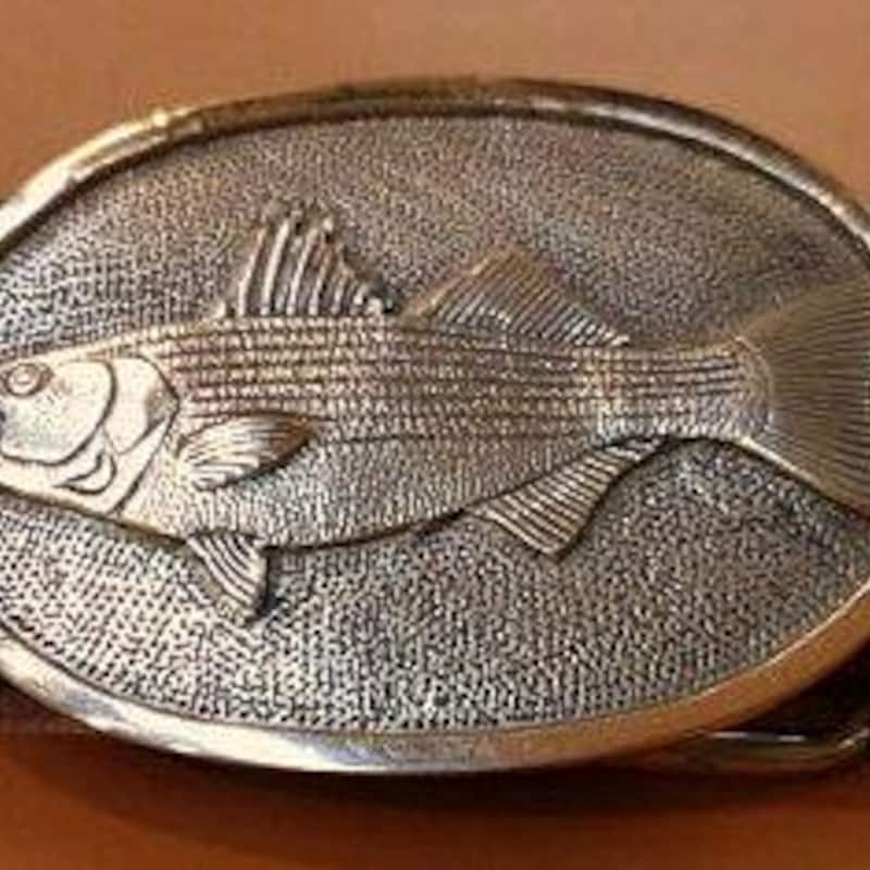 Brass Fishing Belt Buckle - Etsy