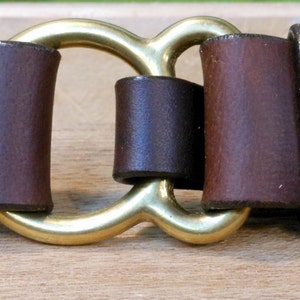 Loop & Ring Leather Cinch Belt - Etsy